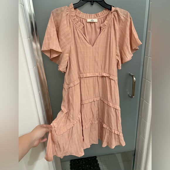 entro | Dresses | New Blush Pink Layered Flowy Dress | Poshmark